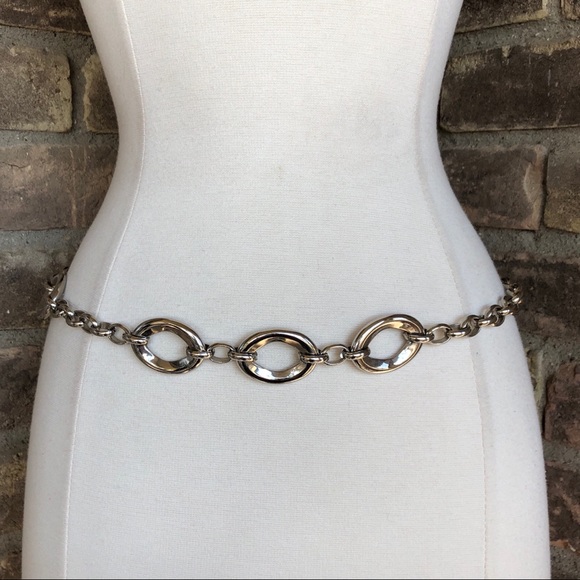 Vintage | Accessories | Vintage Belt Chain Silver Adjustable Boho ...